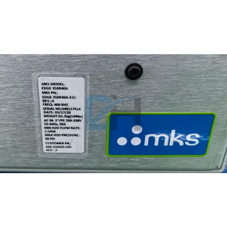 Used MKS EDGE 350R40A-E21 RF Generator P/N：660-210103-336 REV A - 无锡东恩 ...